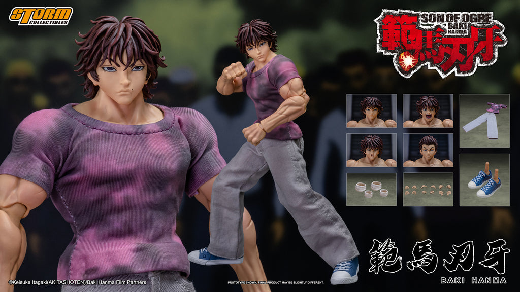 BAKI HANMA "SON OF THE ORGE" Action Figure – Storm Collectibles