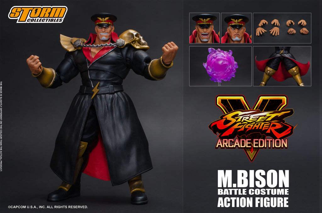 M.BISON BATTLE COSTUME - SFV Action Figure – Storm Collectibles